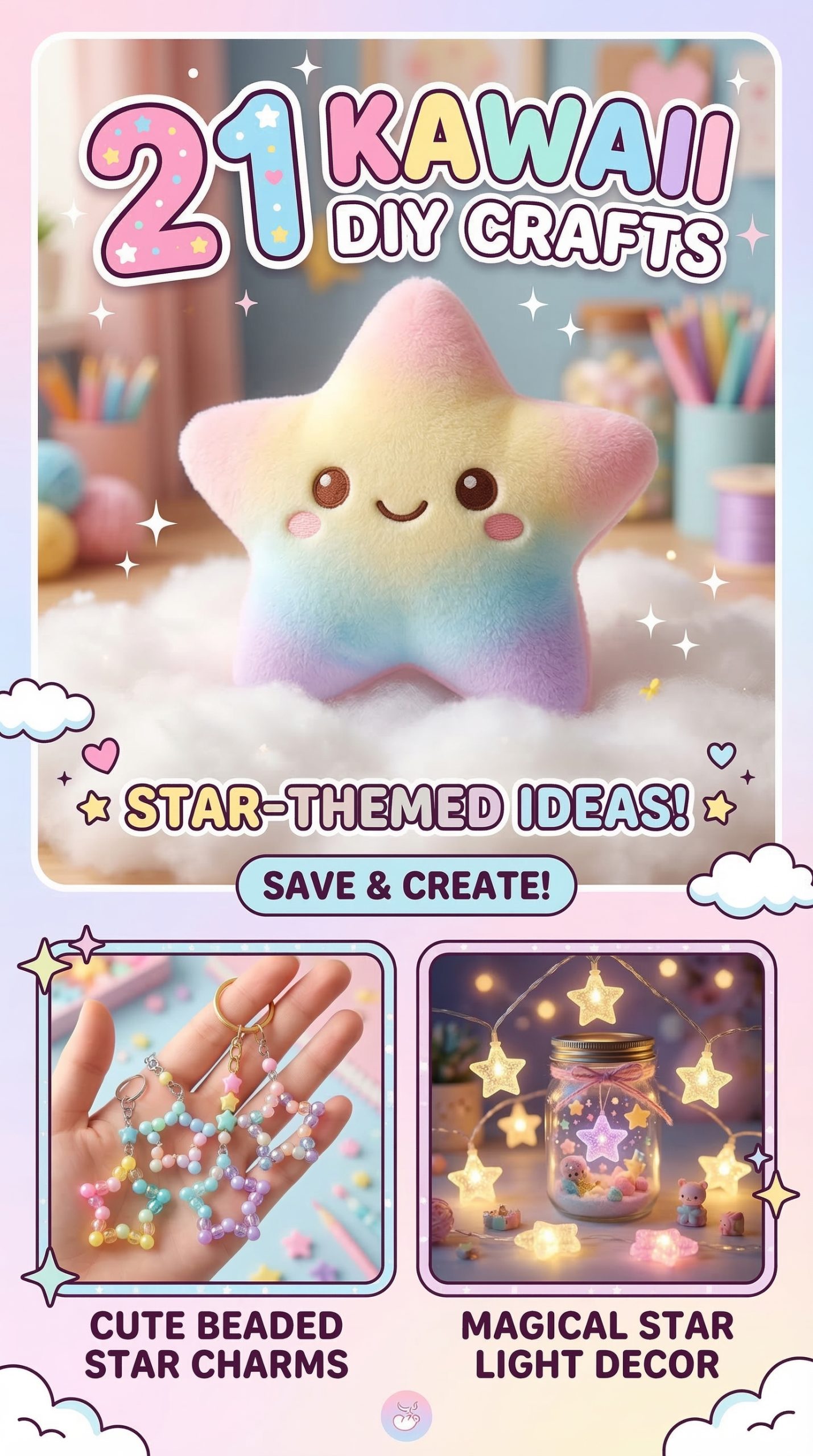 21 Kawaii DIY Crafts Star