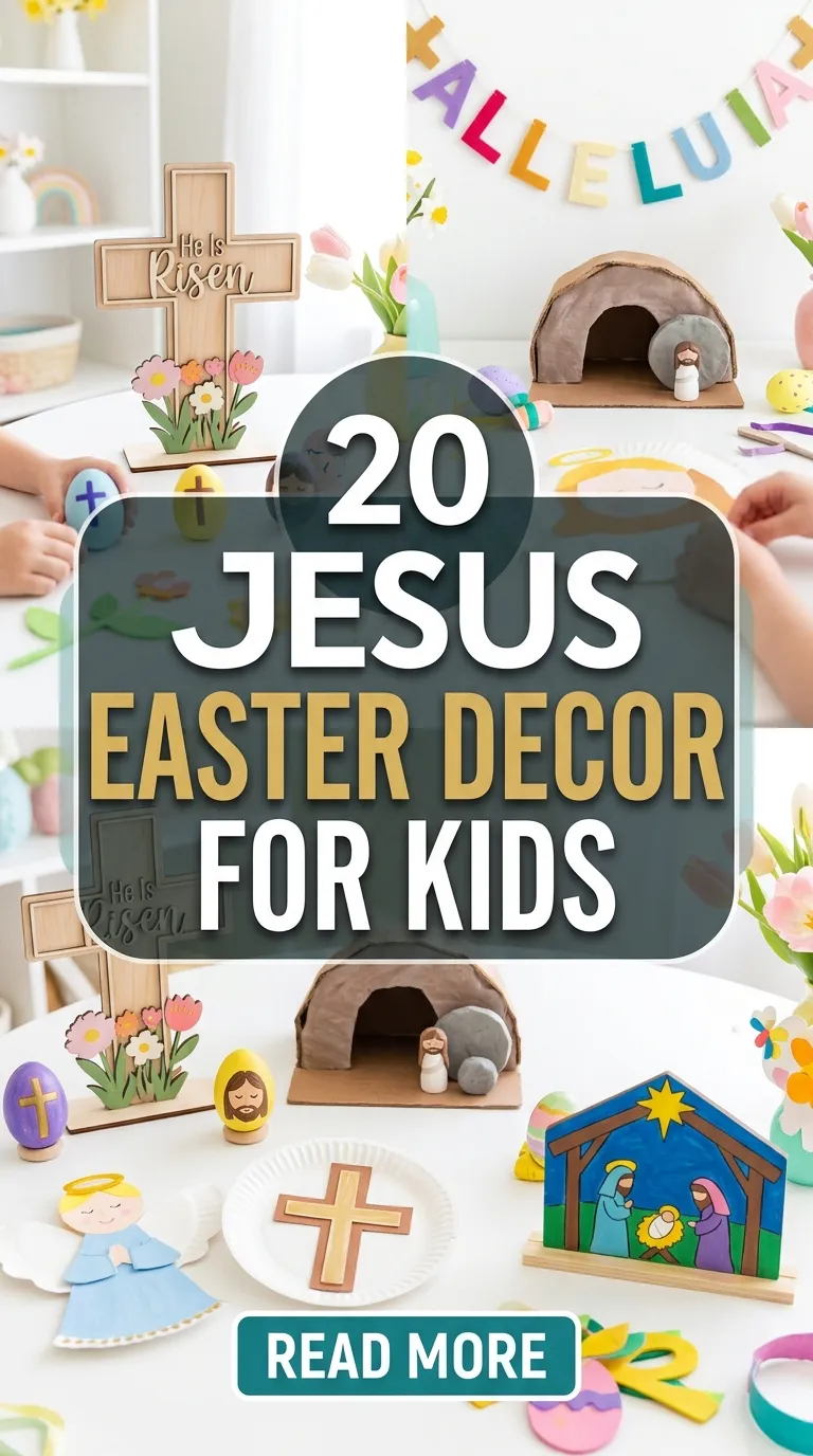 20 Jesus Easter Decor For Kids