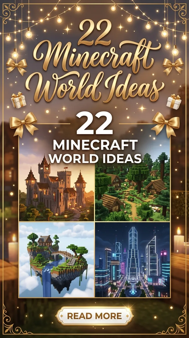 22 Minecraft World Ideas