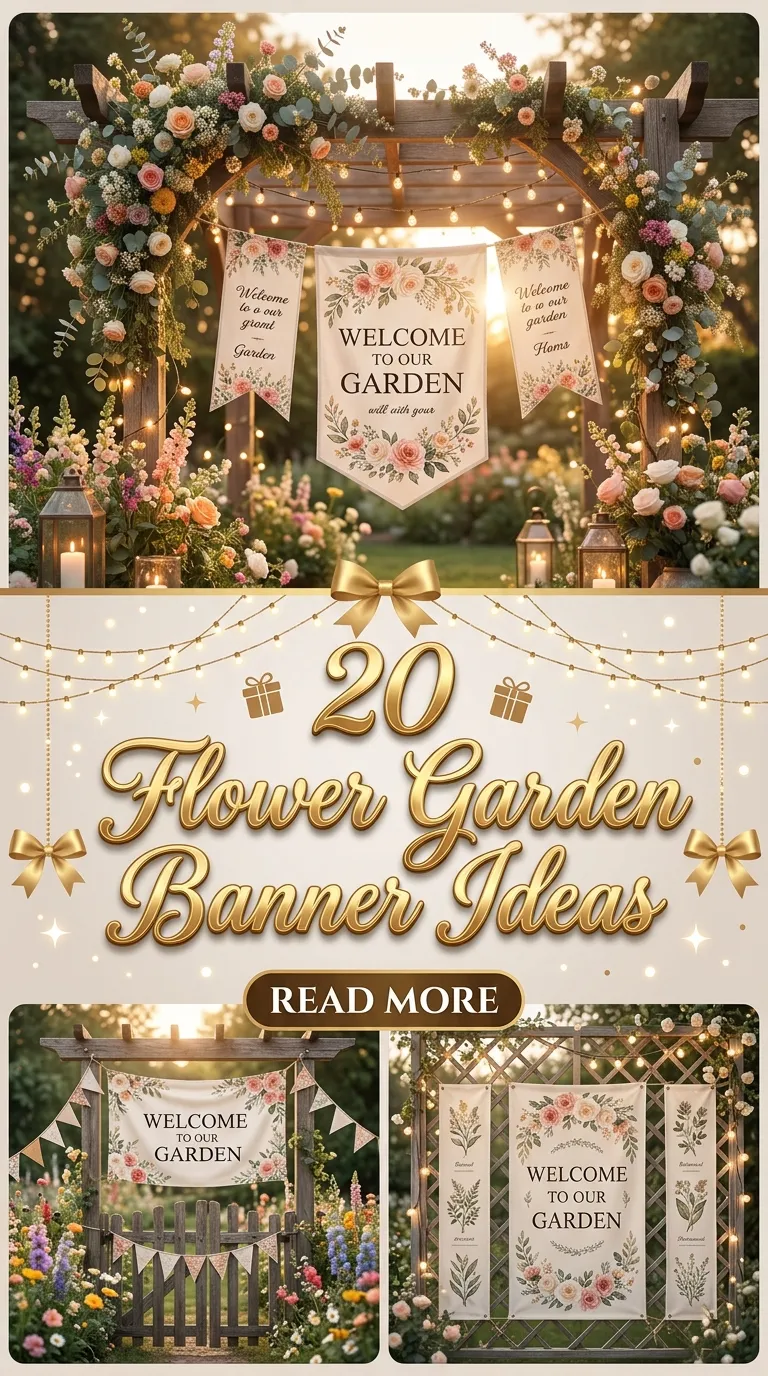 20 Flower Garden Banner Ideas